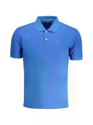 LA MARTINA Contrast-trim Polo Shirt - Blue
