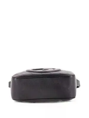 Gucci Blondie Nm Camera Shoulder Bag Diagonal Quilted Leather Small Crossbody Bag - Black