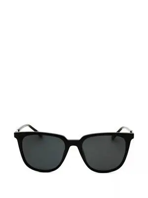 PRIVE REVAUX The Pioneer Rectangle-frame Sunglasses - Black