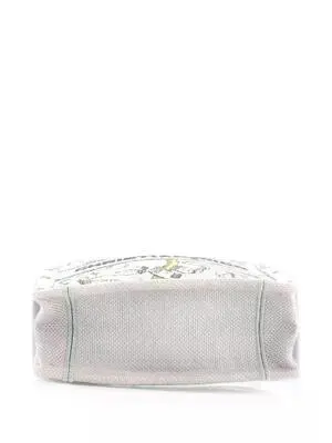 Dior Book Embroidered Canvas Vertical Tote Bag