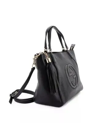 Gucci Soho Convertible Top Handle Bag Leather Small Satchel