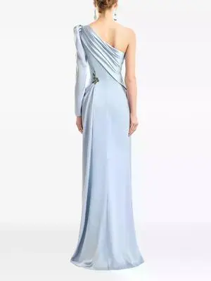 GEMY MAALOUF One-shoulder Beaded-embellished Dress