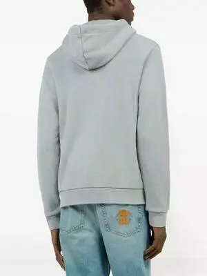 Roberto Cavalli Rose-print Drawstring Hoodie