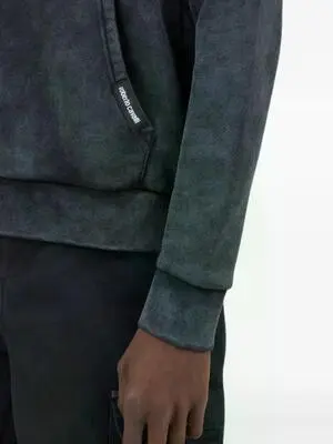 Roberto Cavalli Rose-print Cotton Hoodie