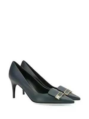 SERGIO ROSSI Sr Evolv Logo-plaque Pumps