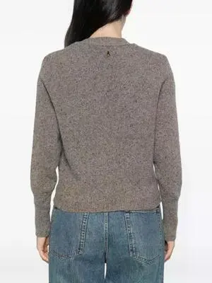 SOLOTRE Flecked V-neck Cardigan