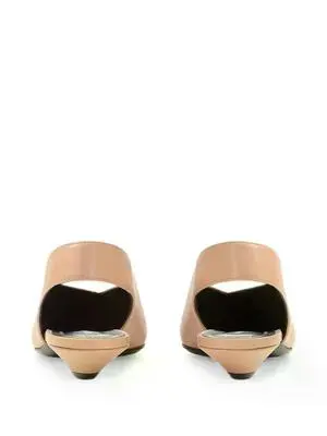 SERGIO ROSSI Beak Slingback Sandals