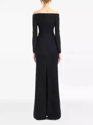 GEMY MAALOUF Beaded Off-shoulder Dress
