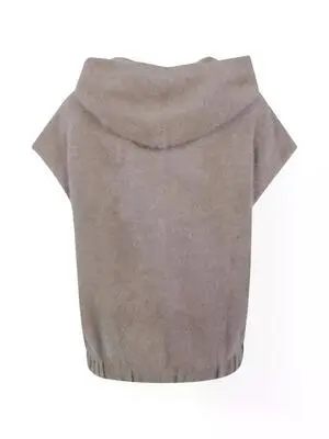 CT PLAGE Zip-up Hooded Cardigan