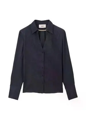 Ba&sh Hetsey Jacquard-effect Shirt - Blue