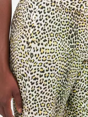 Roberto Cavalli Leopard-print Cropped Trousers