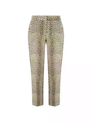 Roberto Cavalli Leopard-print Cropped Trousers