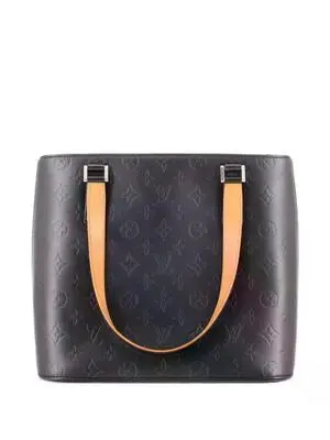 LOUIS VUITTON Mat Stockton Handbag Monogram Vernis Tote Bag