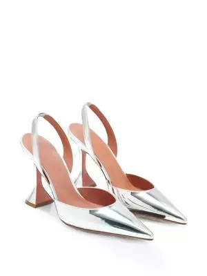 Amina Muaddi Holli Slingback Pumps