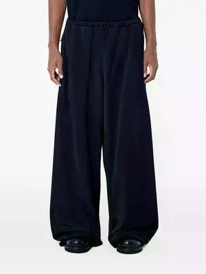 KIKO KOSTADINOV Elasticated Wide-leg Trousers - Black