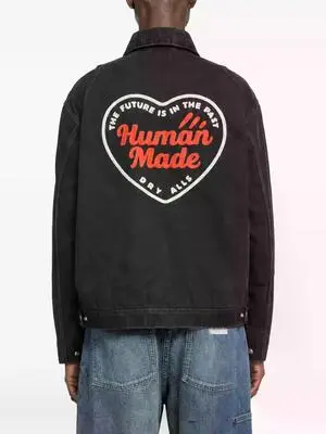 HUMAN MADE Zip-up Bomber Jacket - Black