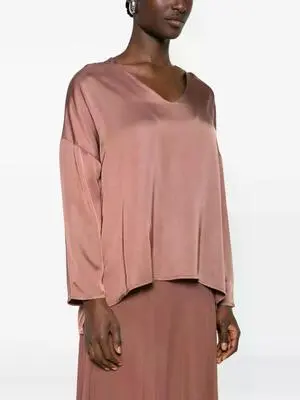PHILIA LOFT V-neck Long-sleeve Top