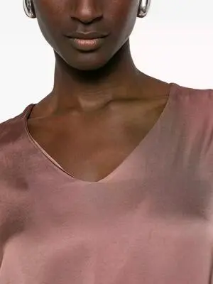 PHILIA LOFT V-neck Long-sleeve Top