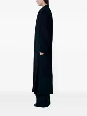 Yohji Yamamoto Exaggerated-shoulder Notched-lapels Coat