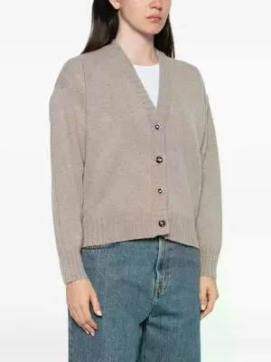 SOLOTRE V-neck Button-up Cardigan