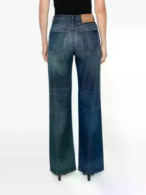 HAIKURE Faded Wide-leg Jeans