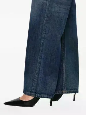 HAIKURE Faded Wide-leg Jeans