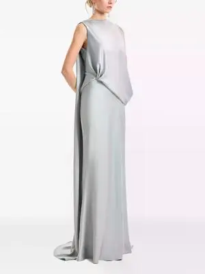 GEMY MAALOUF Bateau-neck Draped Dress