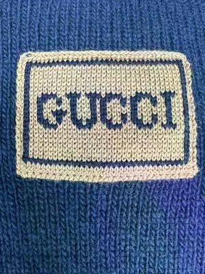 Gucci Logo-embroidered Knitted Sweater