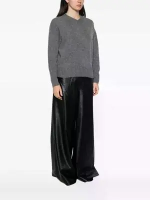 SOLOTRE V-neck Knitted Sweater