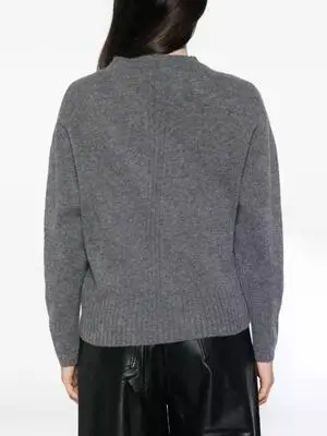 SOLOTRE V-neck Knitted Sweater