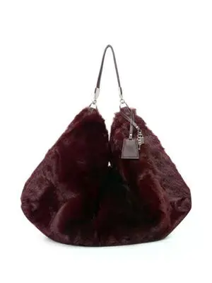 Liu Jo Faux-fur Tote Bag - Red