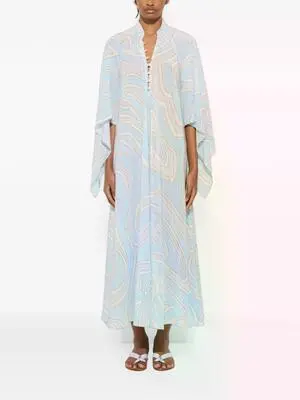 Emilio Pucci Labirinto-print Long Kaftan