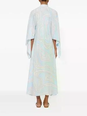 Emilio Pucci Labirinto-print Long Kaftan