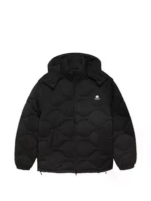 NEW AMSTERDAM SURFASSOCIATION Quilted Hooded Jacket - Black