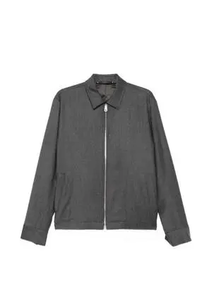 Paul Smith Zip-up Harrington Jacket - Grey