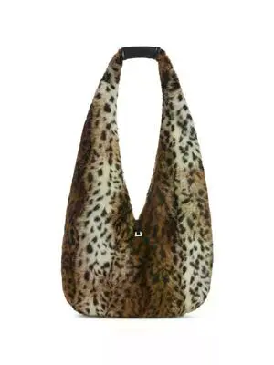 Apparis Maxi Colette Leopard-print Shoulder Bag - Brown