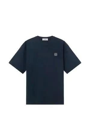 Stone Island 2100030 Combed Organic Cotton Jersey T-shirt - Blue