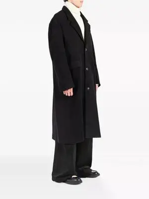 SOCIETE ANONYME Single-breasted Wool Coat