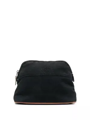 Hermès 2000s Pre-owned Bolide Canvas Clutch Bag - Black