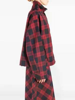 SOCIETE ANONYME Check-pattern Zip-up Jacket