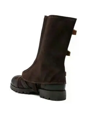 ZIGGY CHEN Buckle-fastening Panelled Chelsea Boots