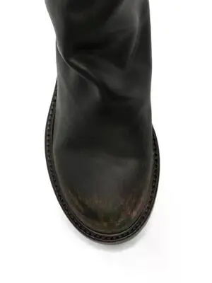 METISSE Distressed-effect Ankle Boots
