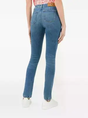 Roberto Cavalli Logo-plaque Skinny Jeans