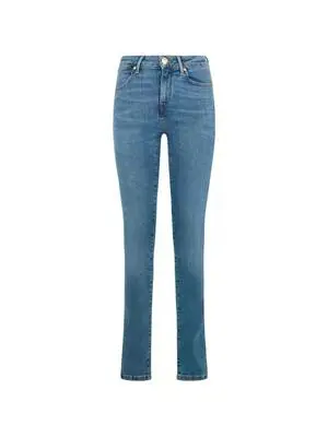Roberto Cavalli Logo-plaque Skinny Jeans - Blue