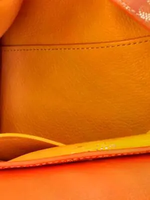 Goyard Saigon Top Handle Bag Coated Canvas With Leather Mini Shoulder Bag