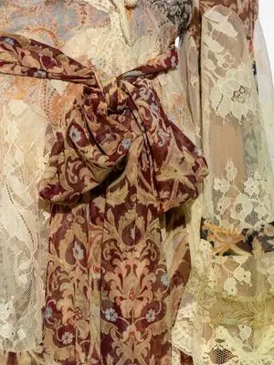 Zimmermann Lace Belted Mini Dress