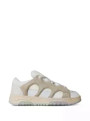 PAURA Santha Panelled Cut-out Sneakers - Neutrals