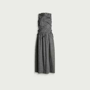 DAMSON MADDER Elora Midi Sleeveless Midi Dress - Navy