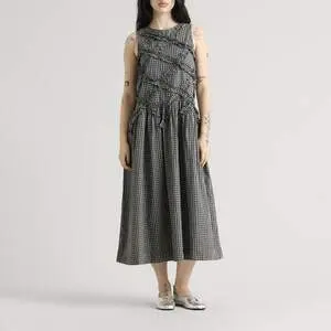 DAMSON MADDER Elora Midi Sleeveless Midi Dress