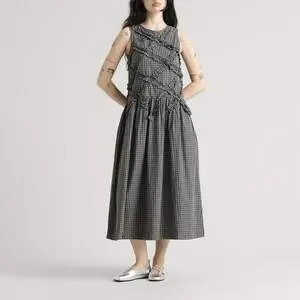 DAMSON MADDER Elora Midi Sleeveless Midi Dress
